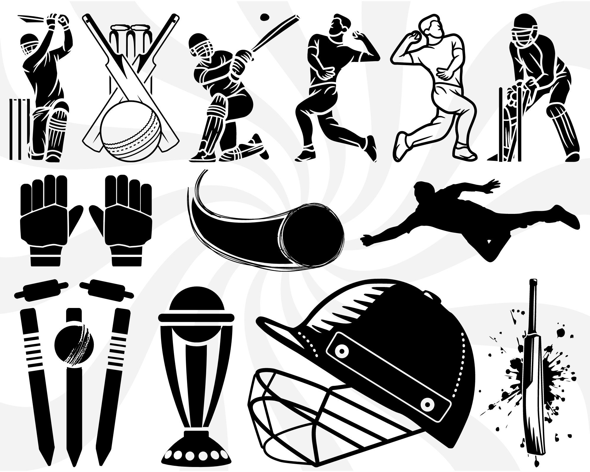 Cricket Svg, Cricket Bat Svg, Cricket Helmet, Cricket Trophy, Cricket ...