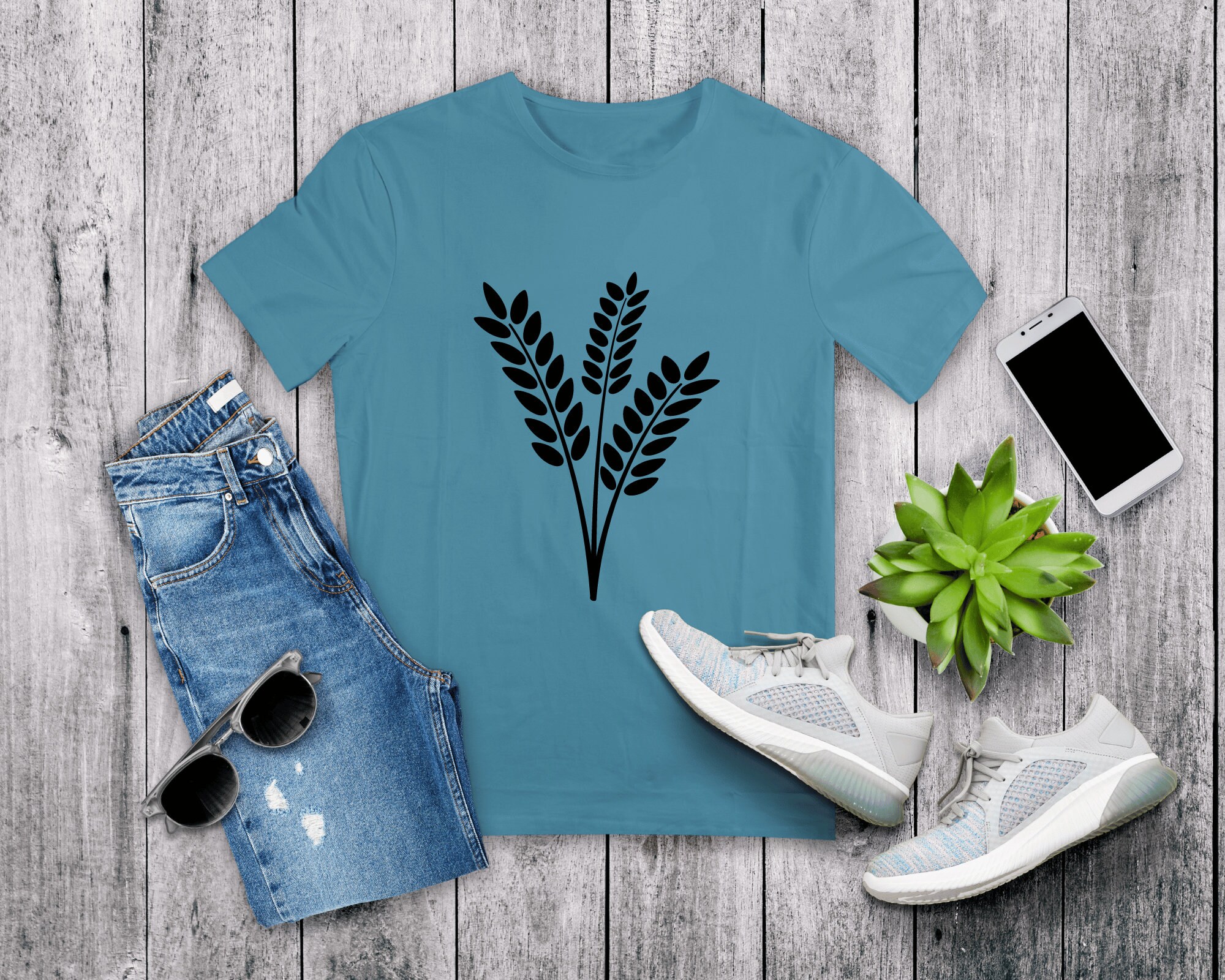 Wheat Svg, Grain Svg, Wheat Clipart, Wheat Silhouette, Wheat Vector ...