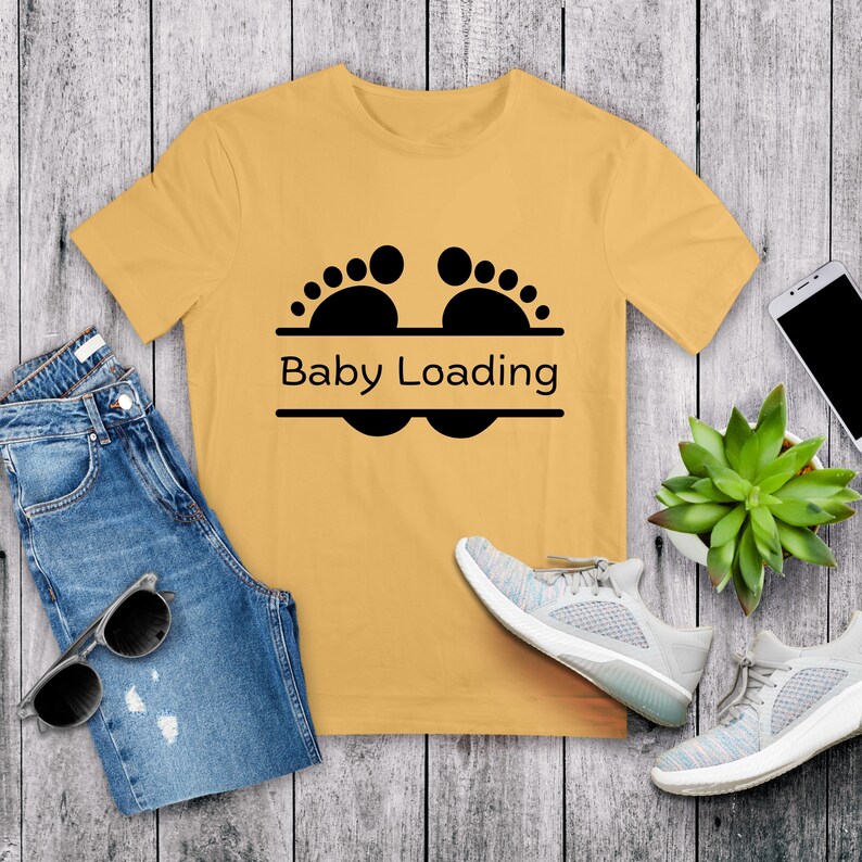 Baby Loading Svg, Pregnancy Svg, Baby Announcement, Baby Shower Svg ...