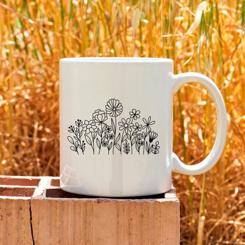 Wildflower Svg Bundle, Wildflower Svg, Flower Svg, Wildflower Clipart ...