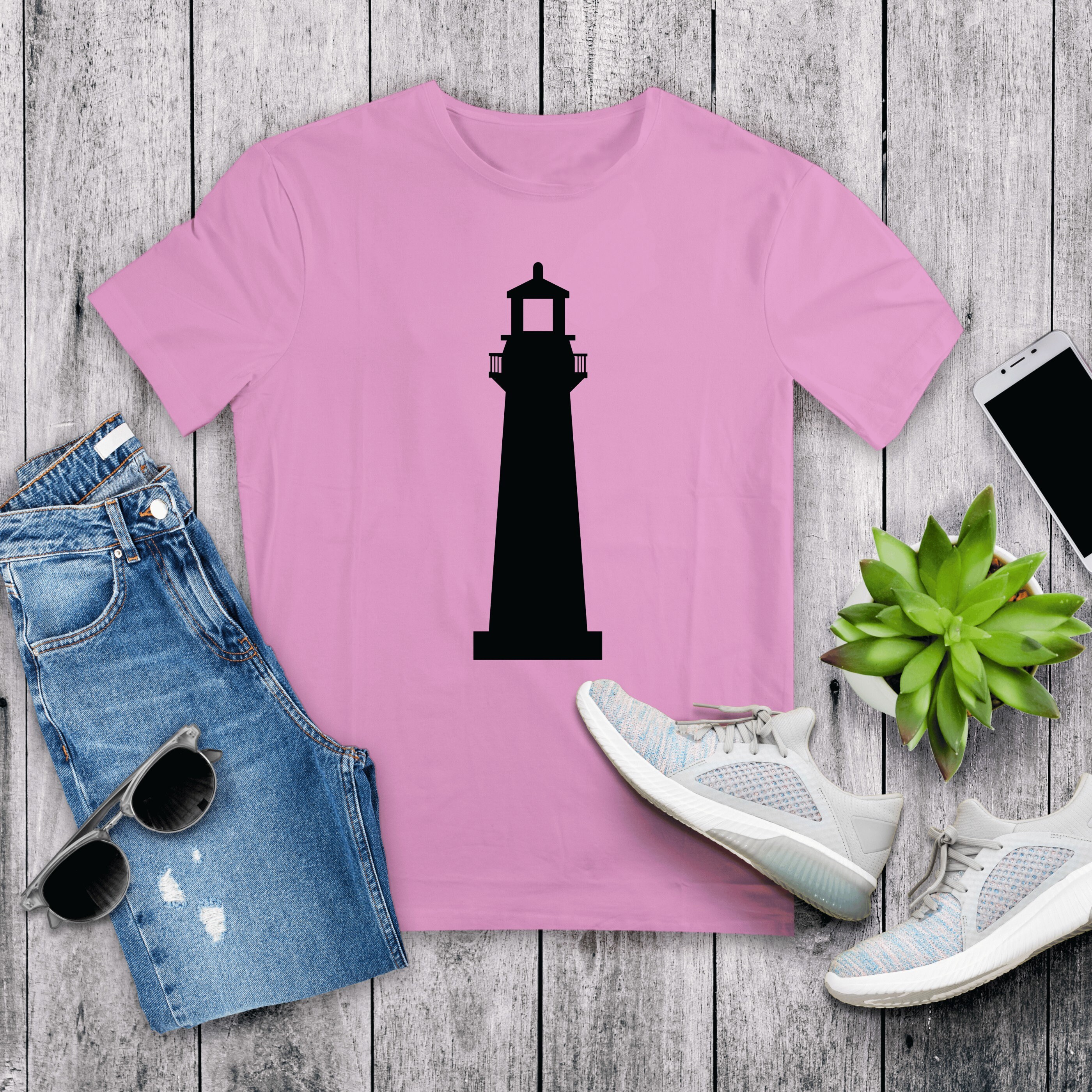 Lighthouse Svg, Lighthouse Clipart, Lighthouse Silhouette, Lighthouse Png, Ocean Lighthouse Svg ...