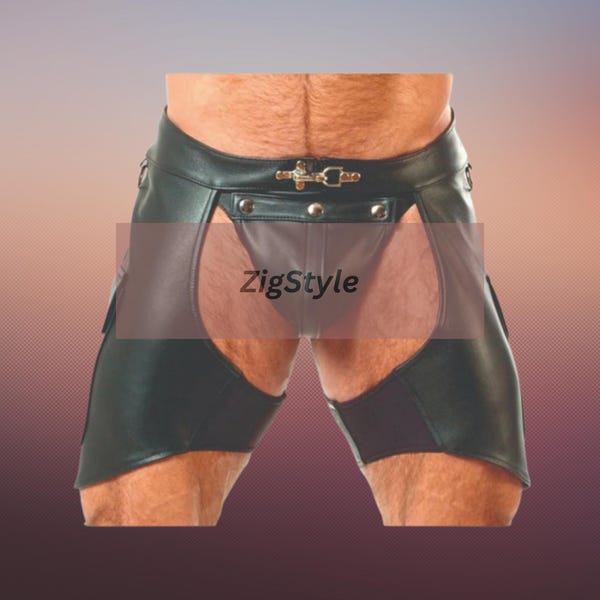 Leather Assless Chaps - Etsy