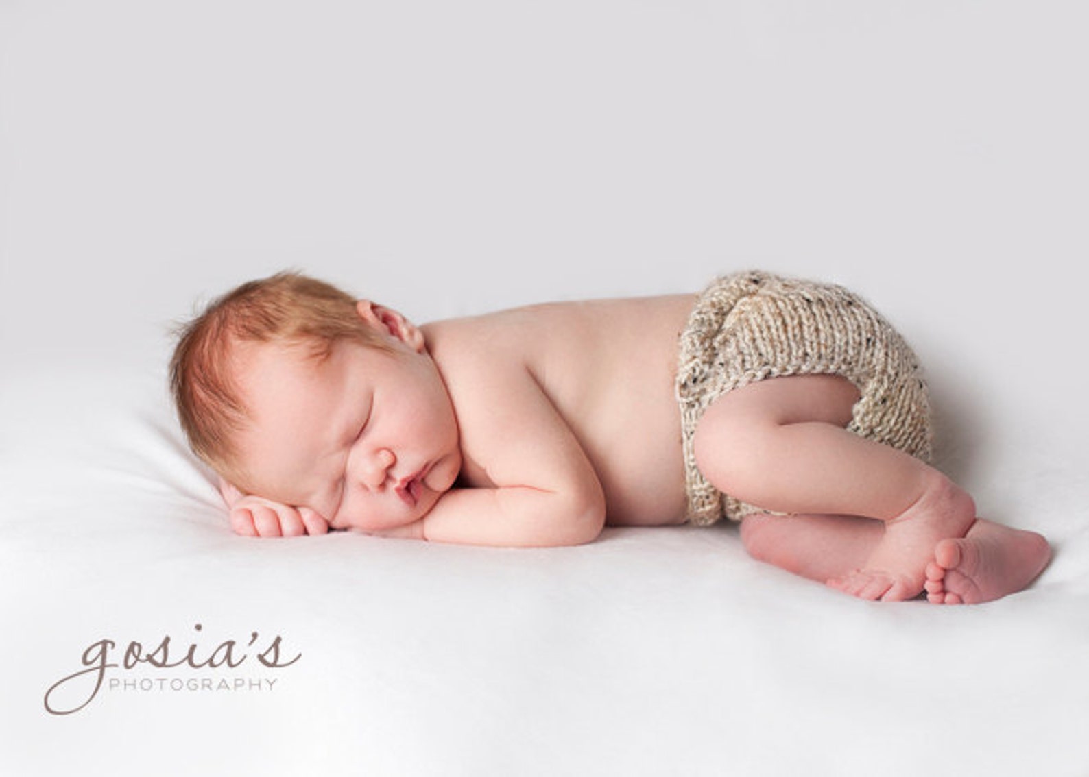 Lil Golfer Cap Tweed Crochet Newborn to 3 Months,3-6 Months, 6-12 ...