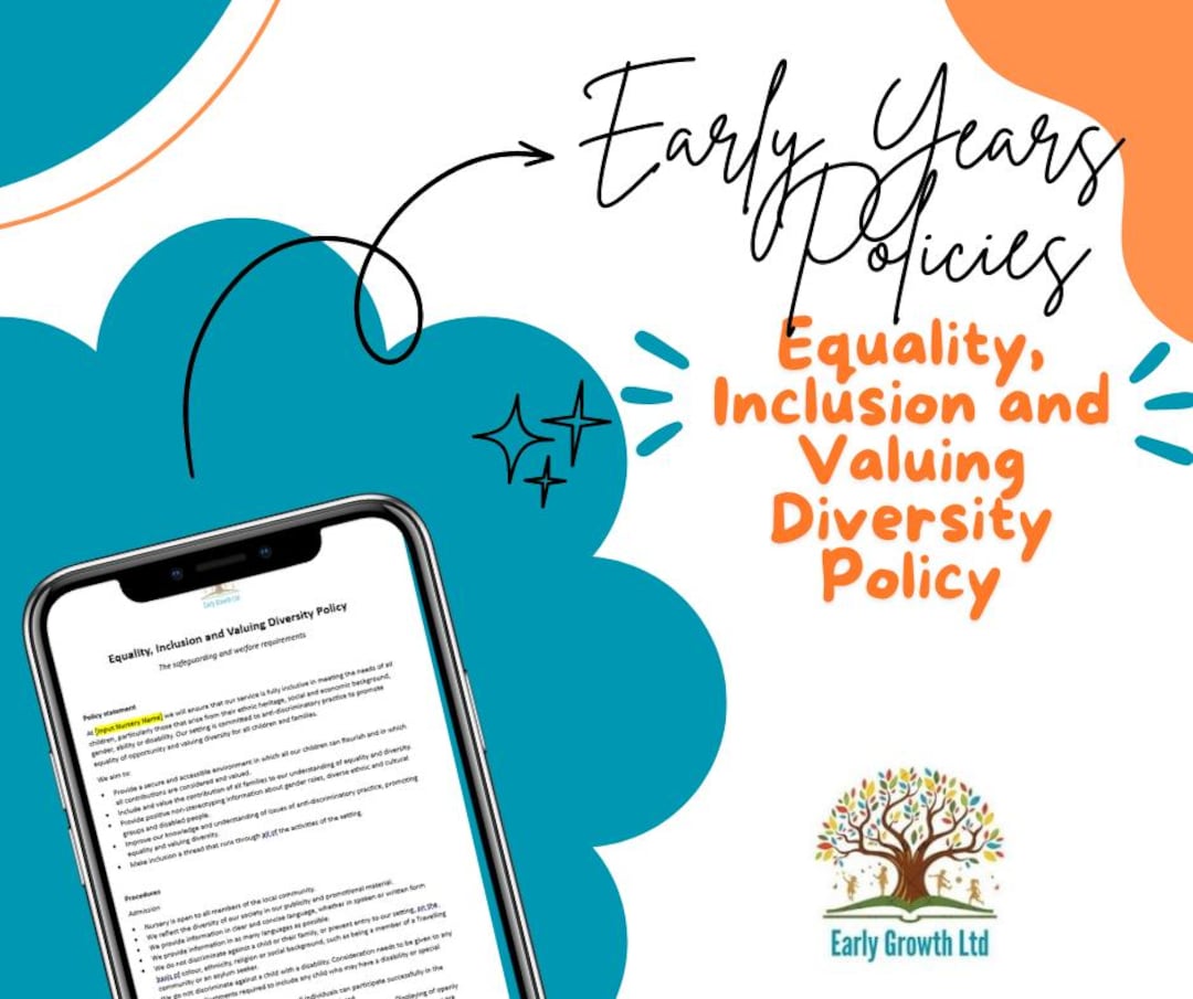 Early Years - Equality and Inclusion Policy/ Nursery/ Preschool/ Early ...