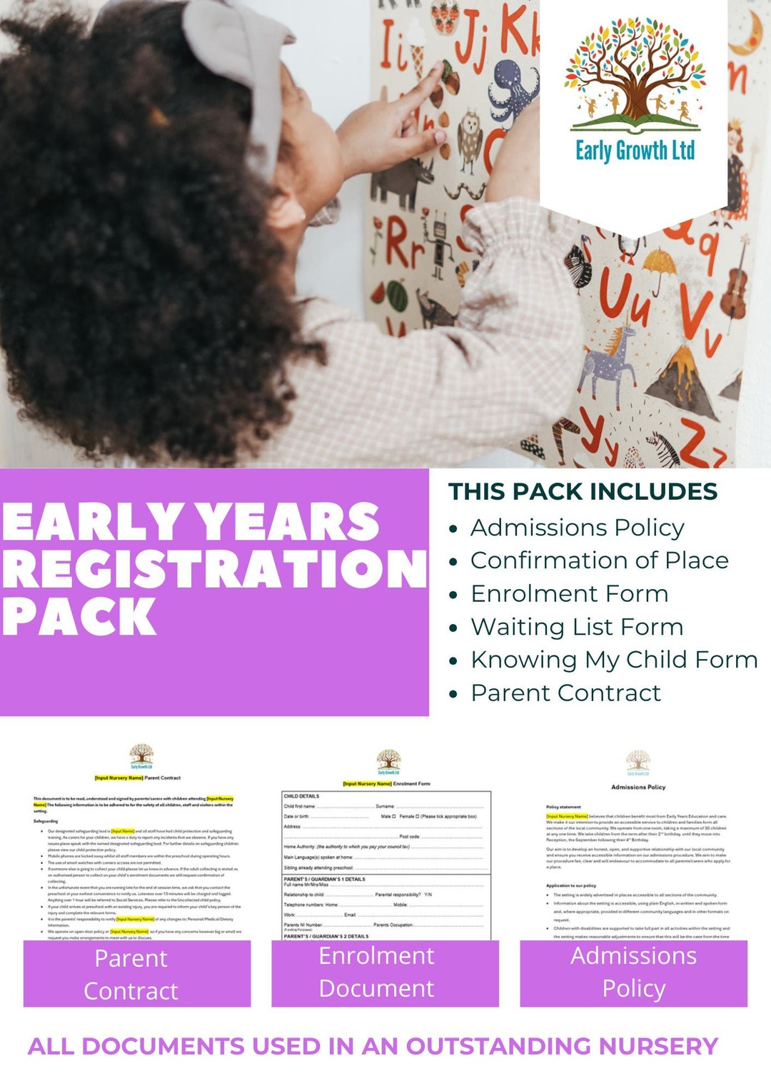 EARLY YEARS REGISTRATION - Complete Pack for Early Years Settings! - Etsy