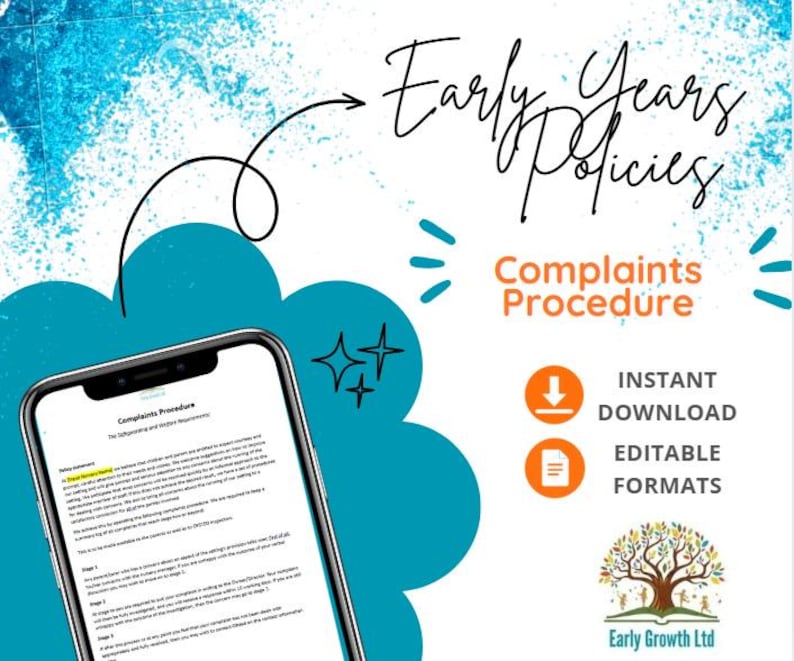 Complaints Procedure – Nursery, Preschool & Childminder Editable ...