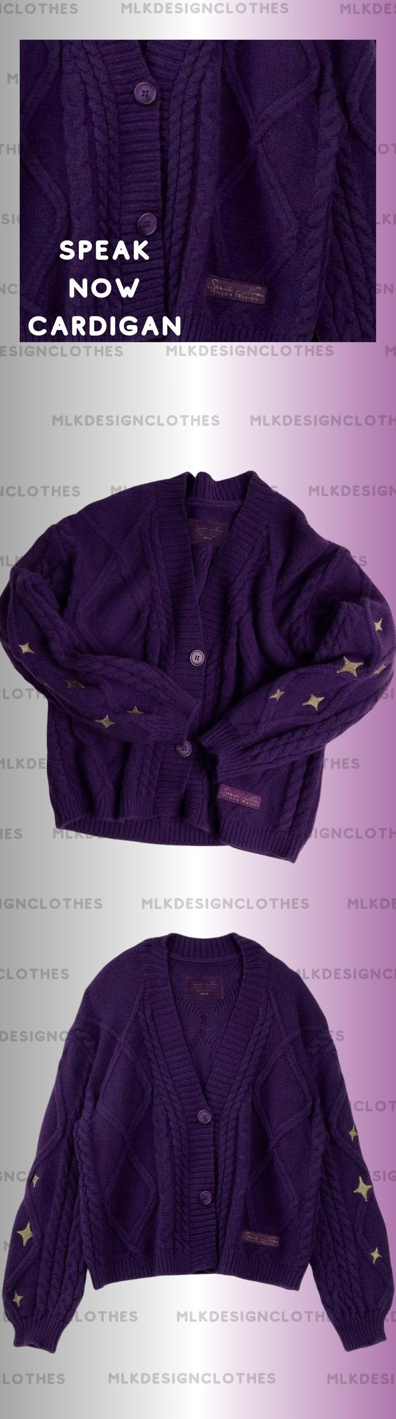 Taylor Swift Cardigan/1989 Blue Folk Cardigan/gift for Fans/v-neck ...