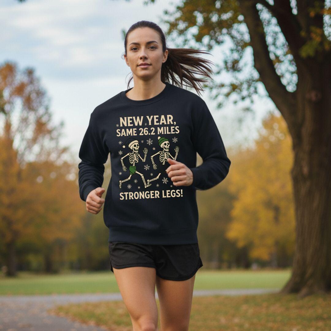 Christmas Marathon Gift | 26.2 Mile Marathon Crewneck Sweatshirt | New ...