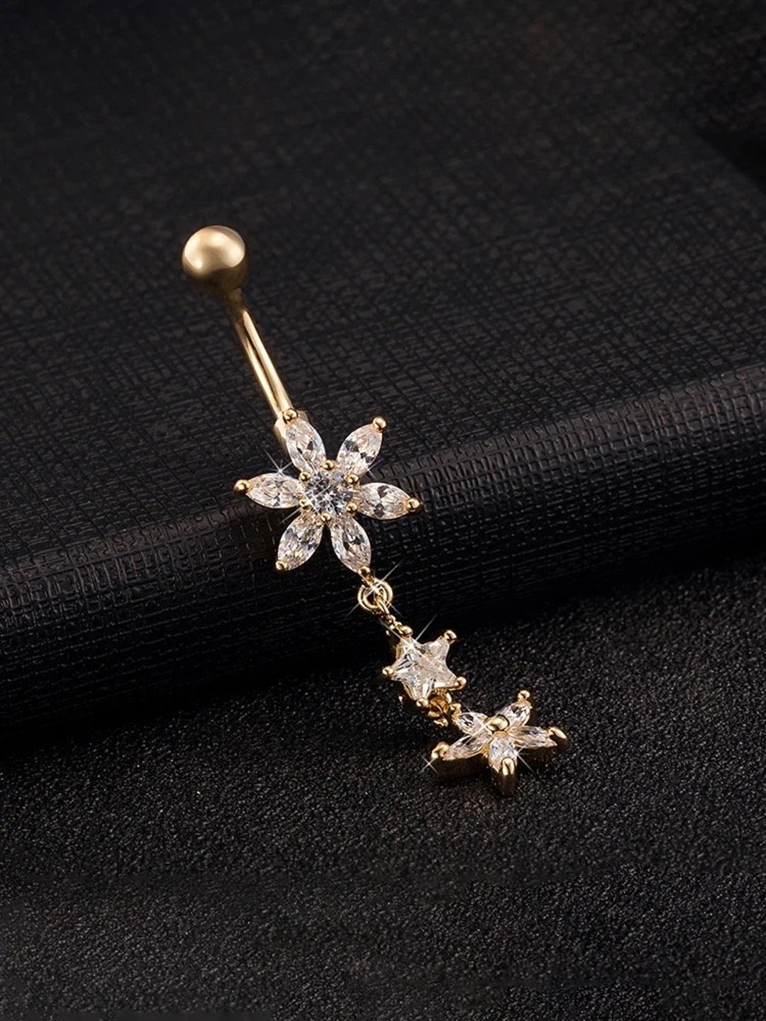 Belly Button Rings: Navel Ring, Belly Bar, Navel Bar, Belly Ring, Body ...