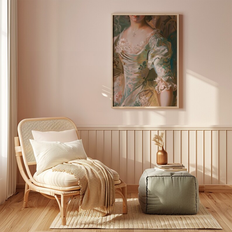 BUNDLE of 100 Coquette Fashion Paintings | Rococo Vintage Art, Girly ...