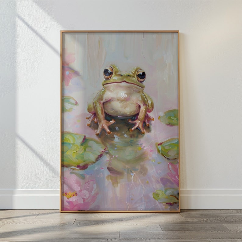 BUNDLE of 50 Coquette Frog Paintings | Rococo Vintage Art, Girly ...