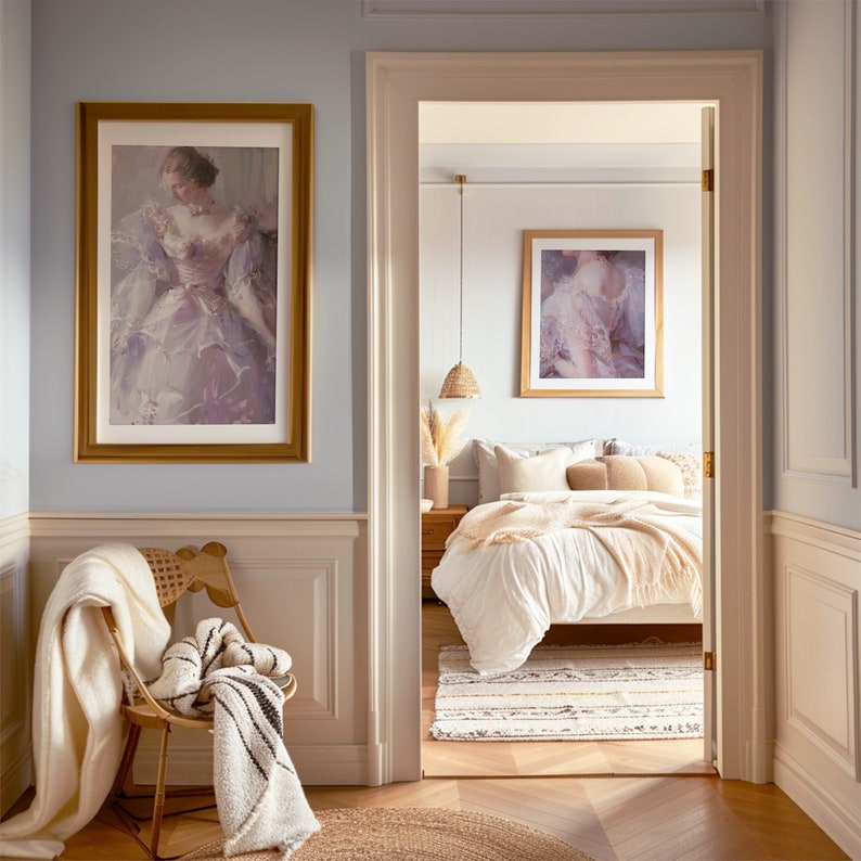 BUNDLE of 100 Coquette Fashion Paintings | Rococo Vintage Art, Girly ...