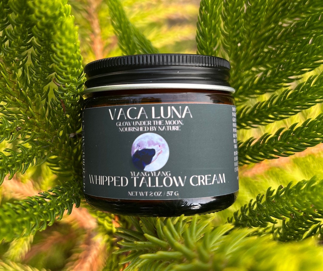 Whipped Tallow Cream, Grass-fed Beef Tallow Moisturizer Balm All ...