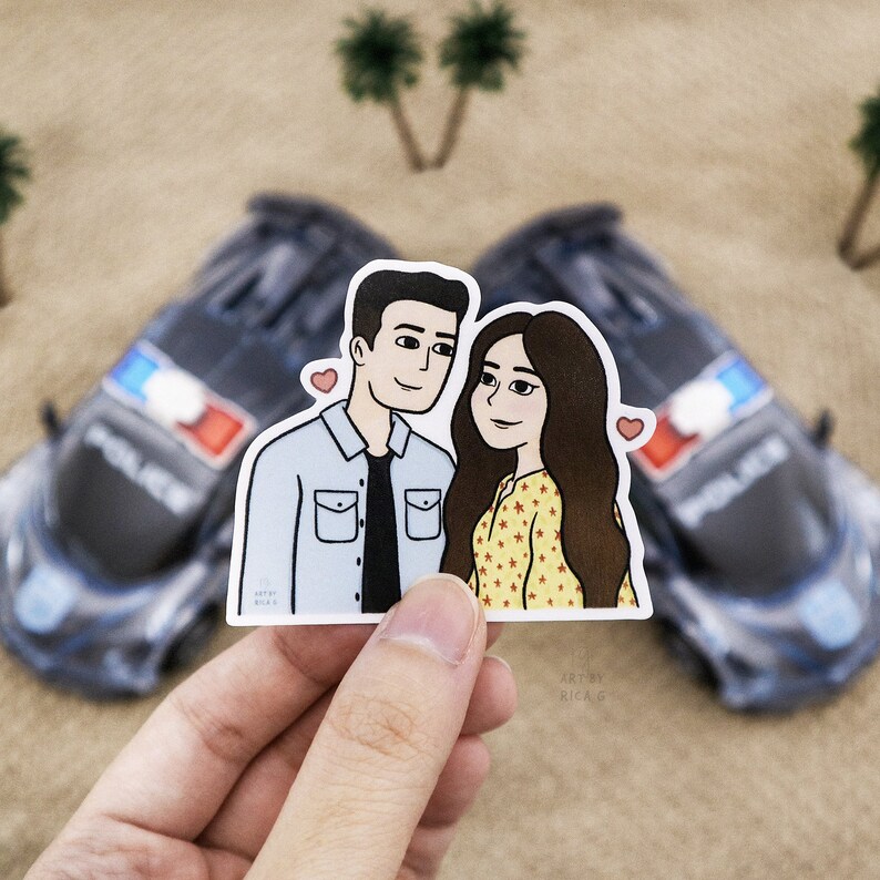 The Rookie Couples Stickers, Chenford Stickers, Wopez Stickers, Cartoon ...