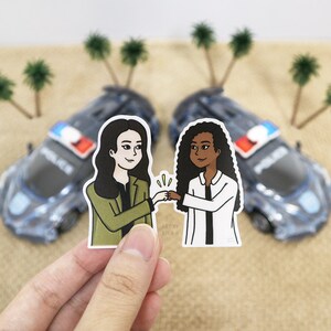 The Rookie Stickers, Cartoon Stickers, Angela, Nyla, Celina, Aaron ...