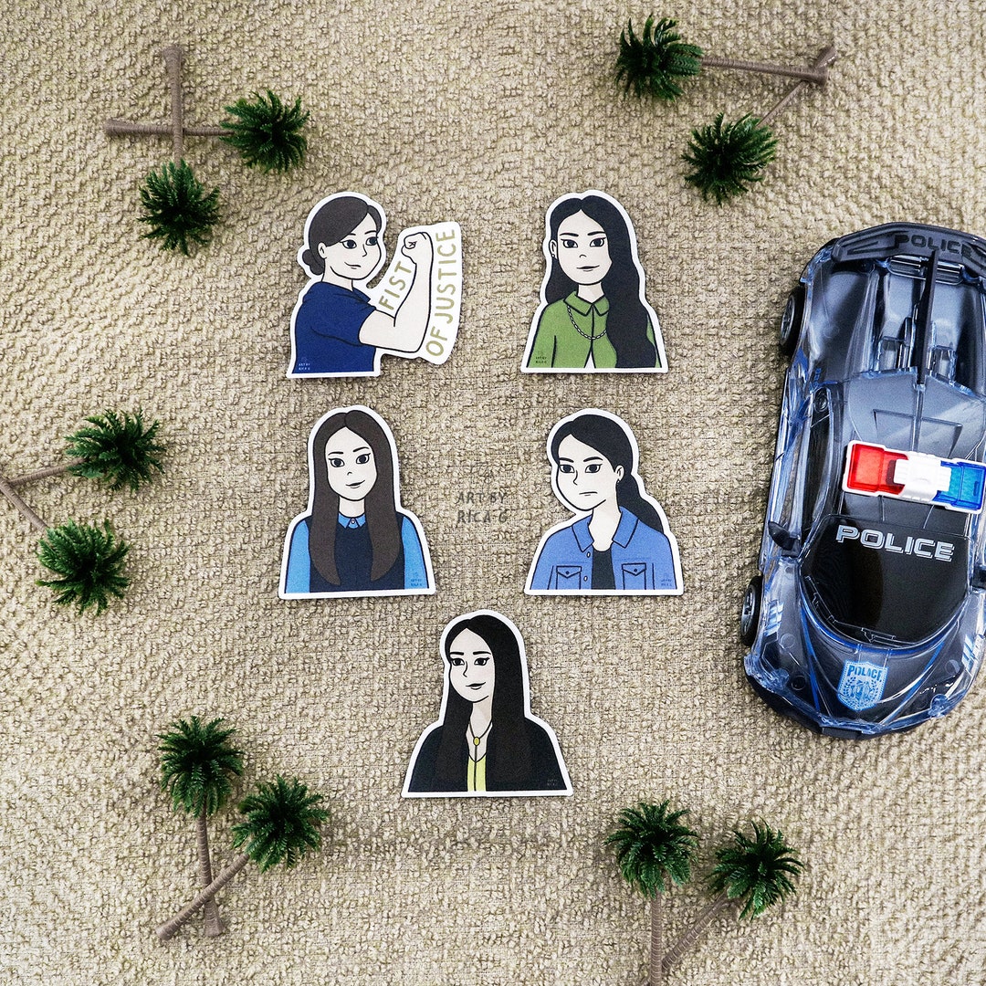 Lucy Chen Stickers, the Rookie Stickers, Cartoon Stickers, Undercover ...