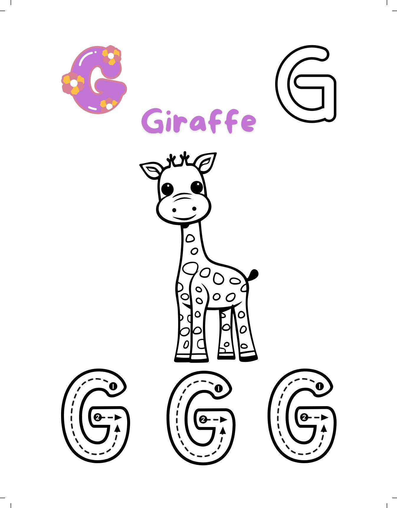 My First ABC Animal Coloring Book - Etsy