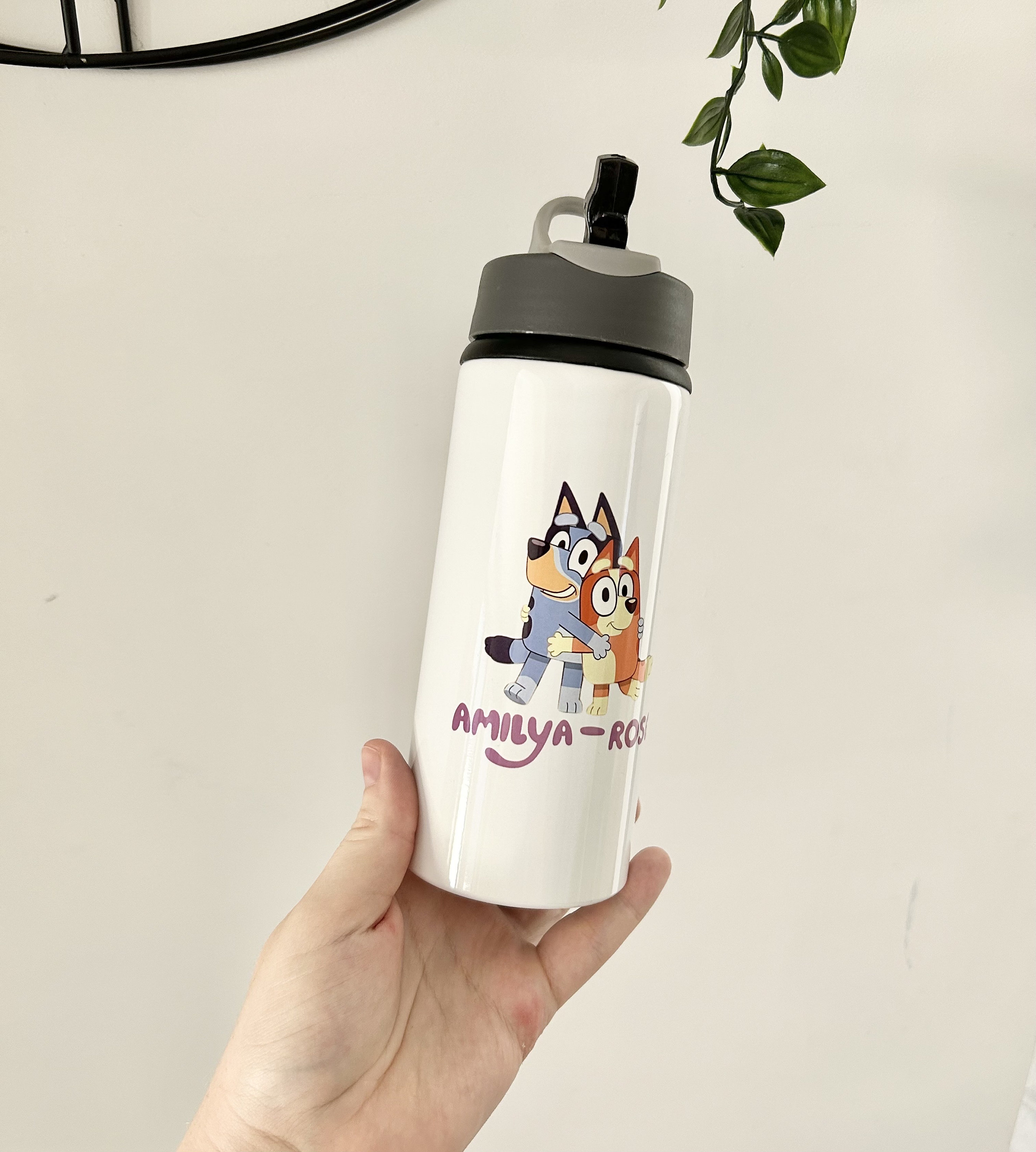 Custom Blue Bottle, Blue Style Bottle, Wording on Bottle, School Bottle ...