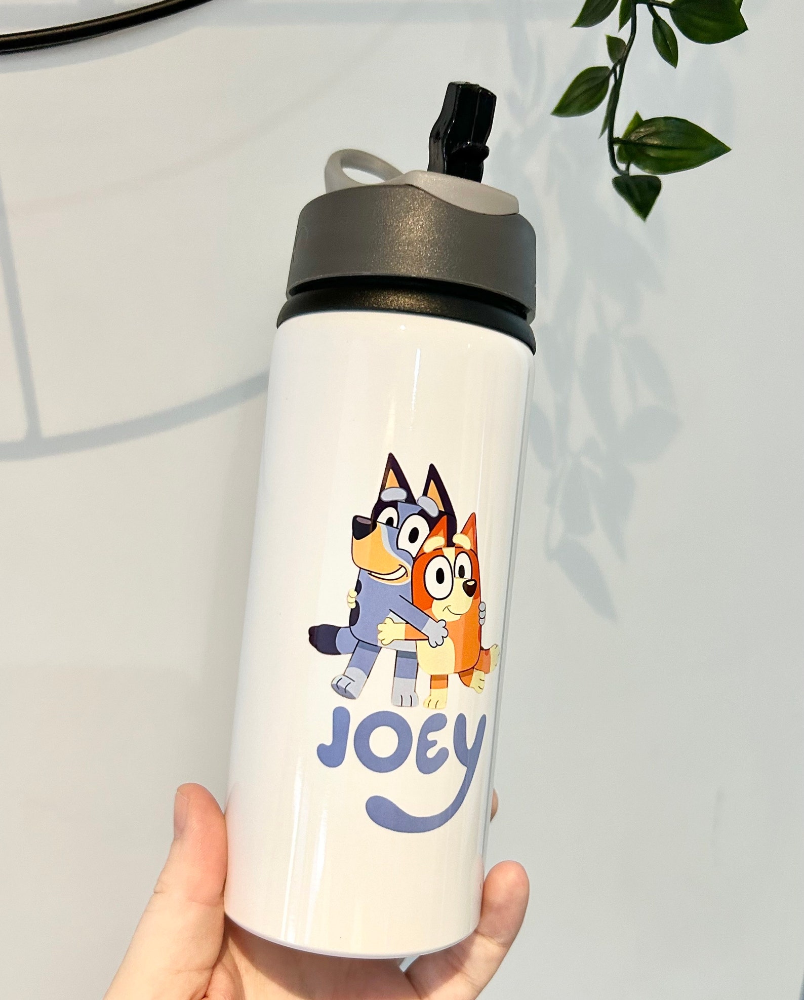 Custom Blue Bottle, Blue Style Bottle, Wording on Bottle, School Bottle ...