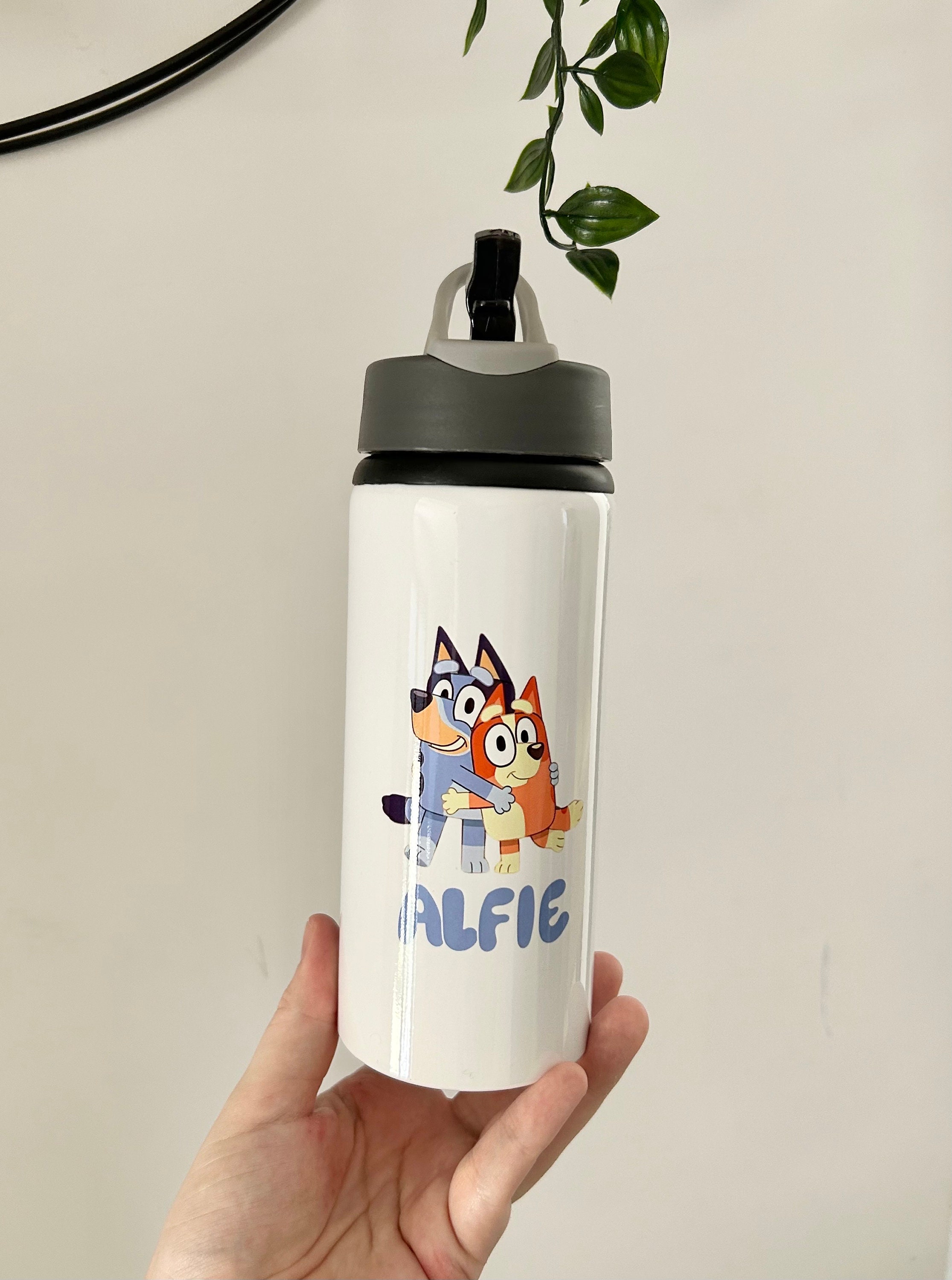 Custom Blue Bottle, Blue Style Bottle, Wording on Bottle, School Bottle ...