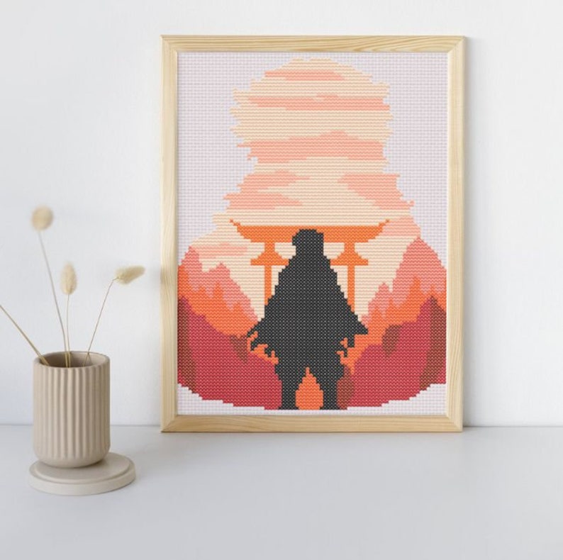 Kyojuro Rengoku - Demon Slayer: Kimetsu No Yaiba- Pattern Cross Stitch ...