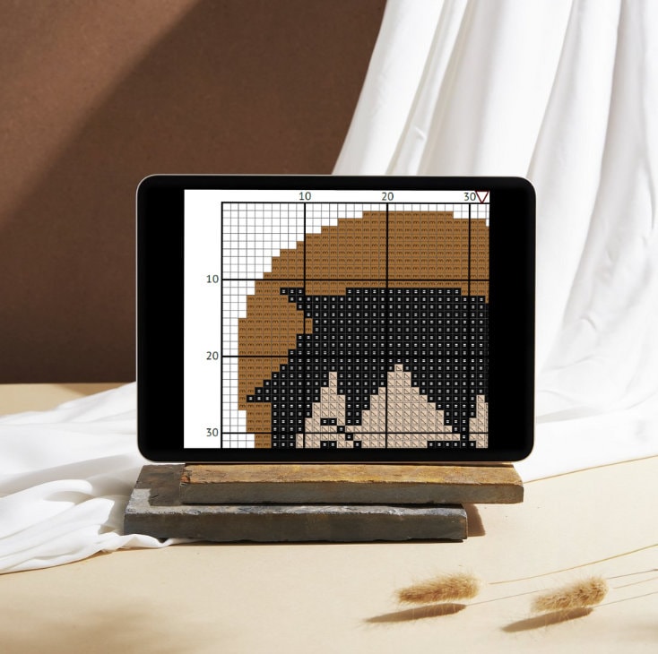 Monkey D. Luffy One Piece Pattern Cross Stitch PDF Download - Etsy