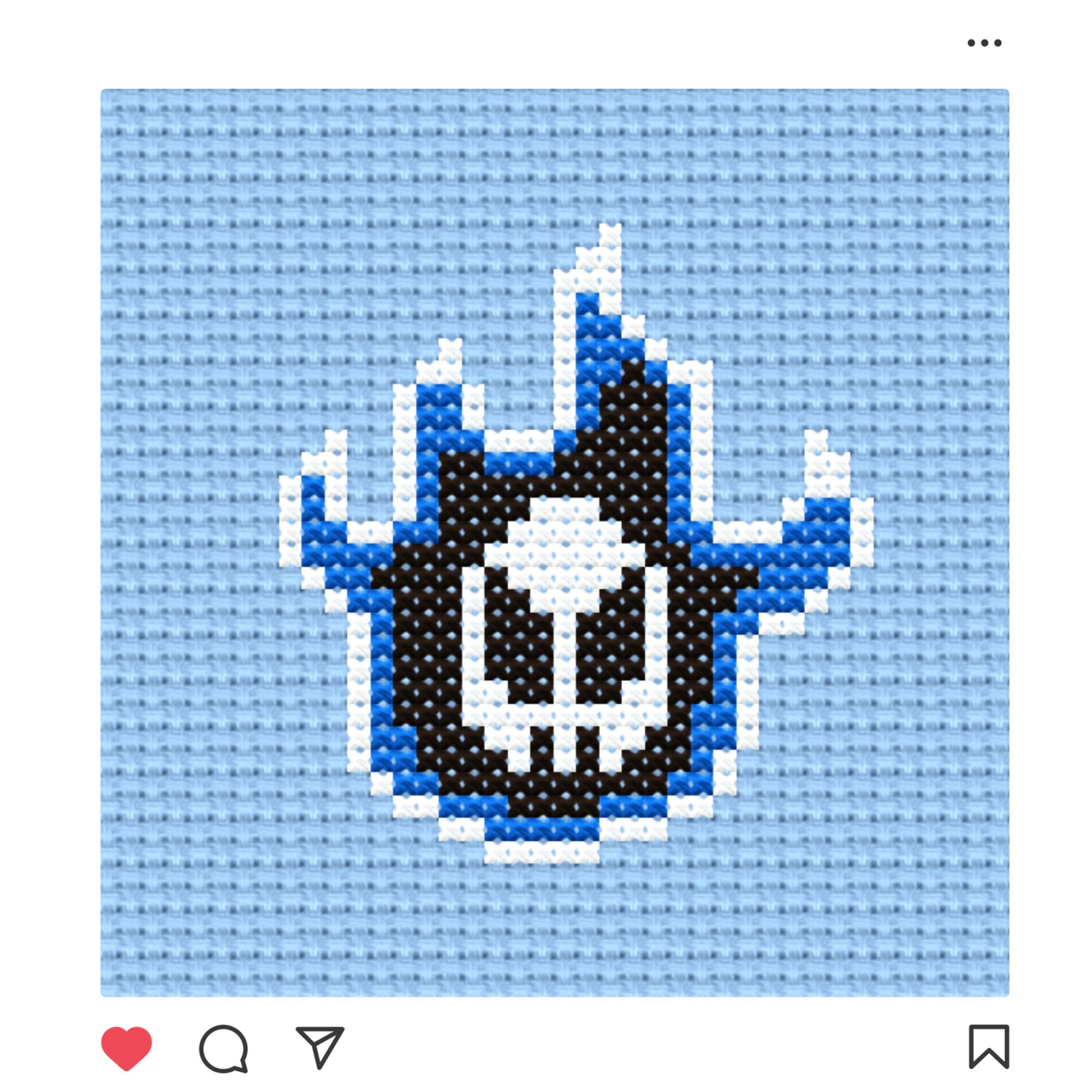 Bleach Ichigo Skull Symbol Pattern Cross Stitch PDF Download - Etsy