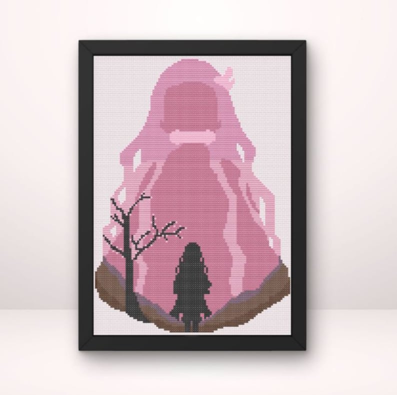 Nezuko Kamado - Demon Slayer: Kimetsu No Yaiba- Pattern Cross Stitch ...