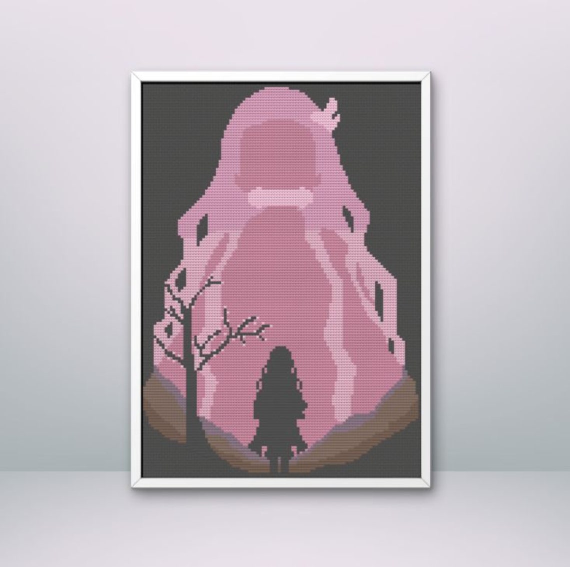 Nezuko Kamado - Demon Slayer: Kimetsu No Yaiba- Pattern Cross Stitch ...