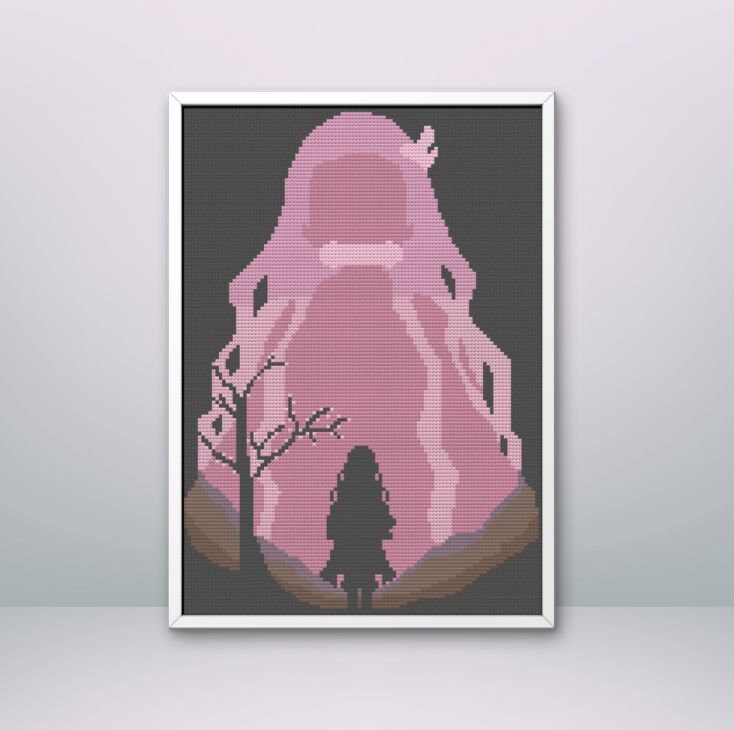 Nezuko Kamado - Demon Slayer: Kimetsu No Yaiba- Pattern Cross Stitch ...