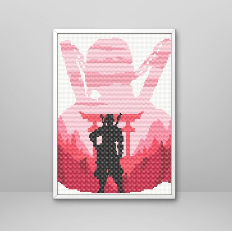 Tengen Uzui Demon Slayer: Kimetsu No Yaiba Pattern Cross Stitch PDF ...