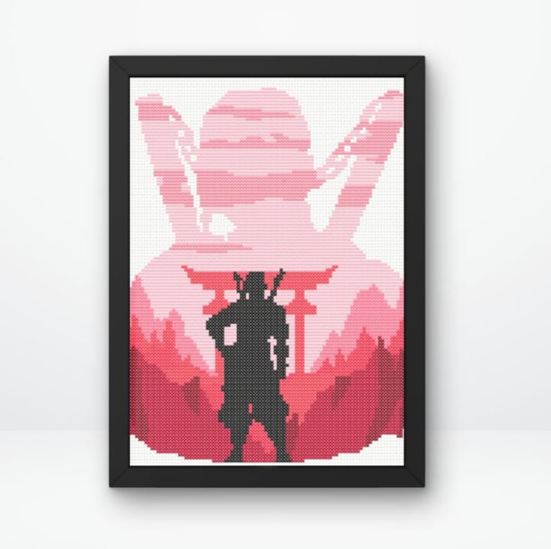 Tengen Uzui Demon Slayer: Kimetsu No Yaiba Pattern Cross Stitch PDF ...