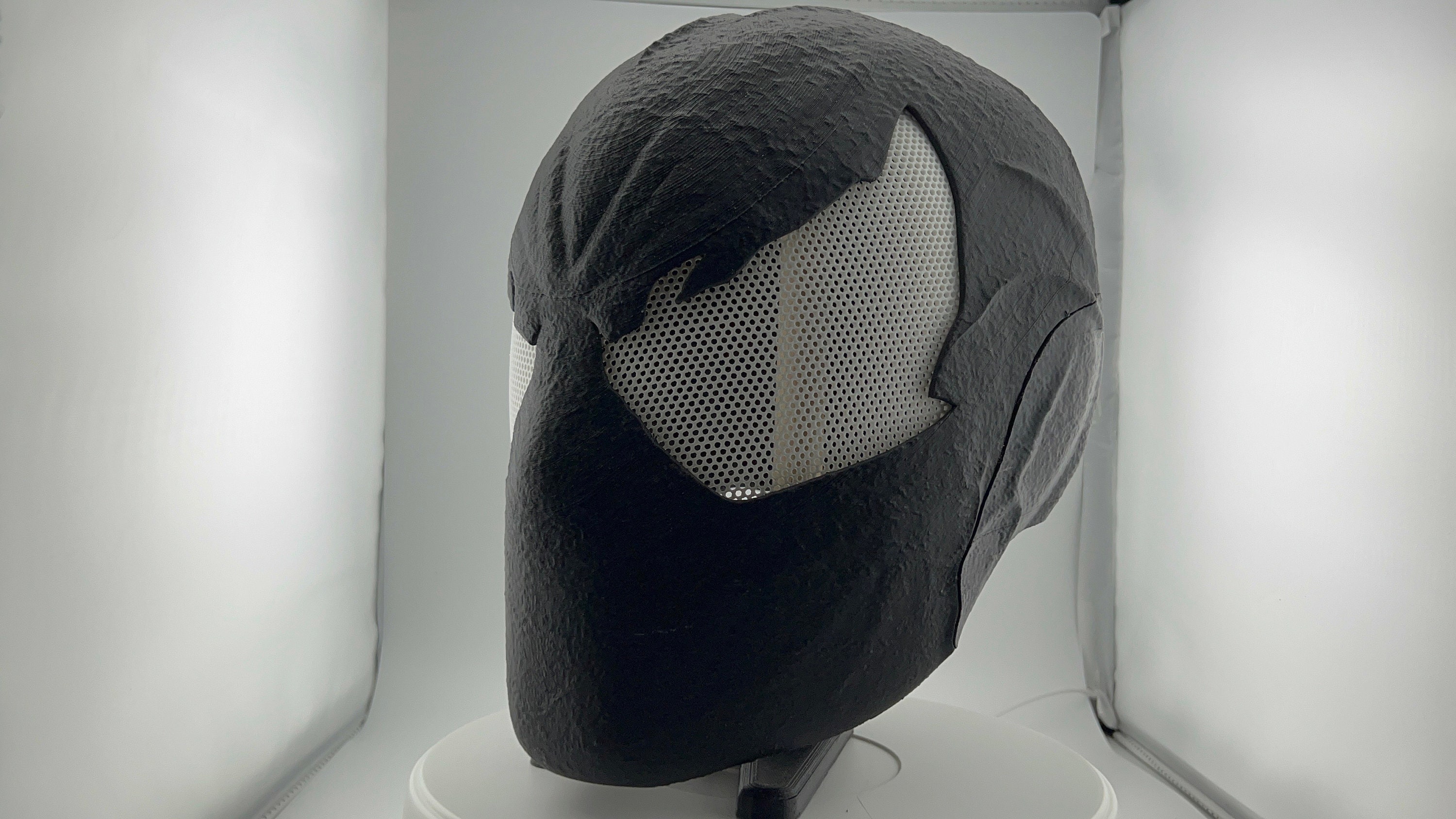 Symbiote Spiderman Replica Mask - Etsy