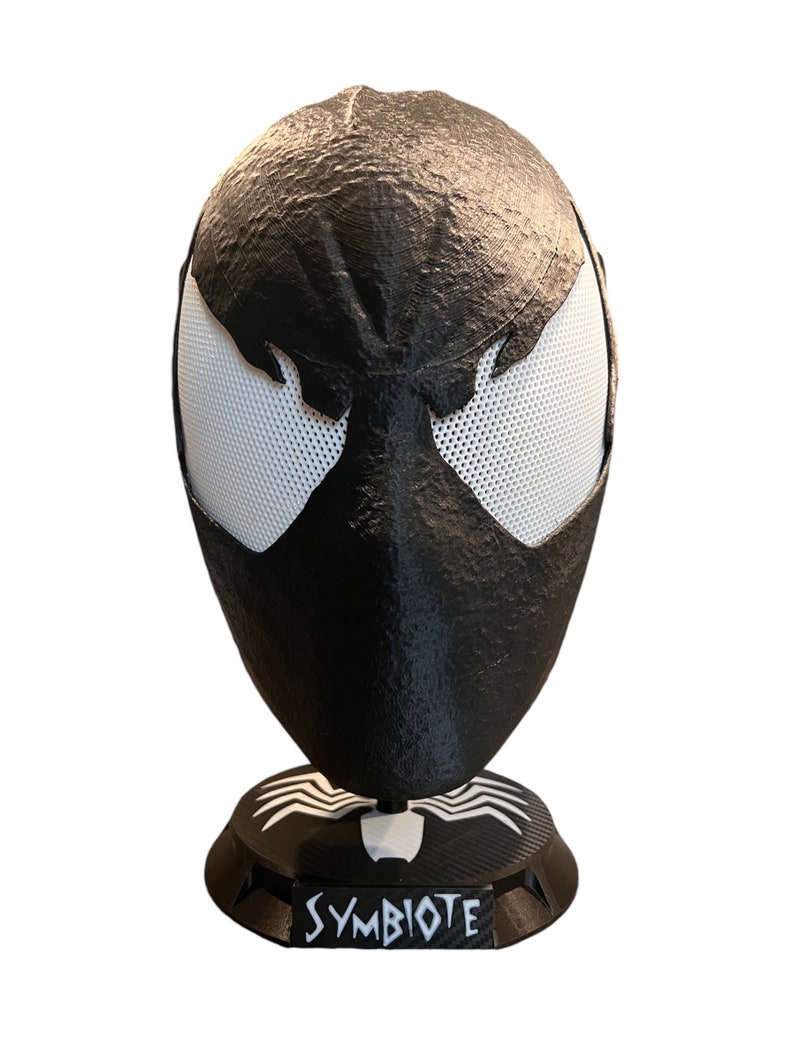 Symbiote Spiderman Replica Mask - Etsy