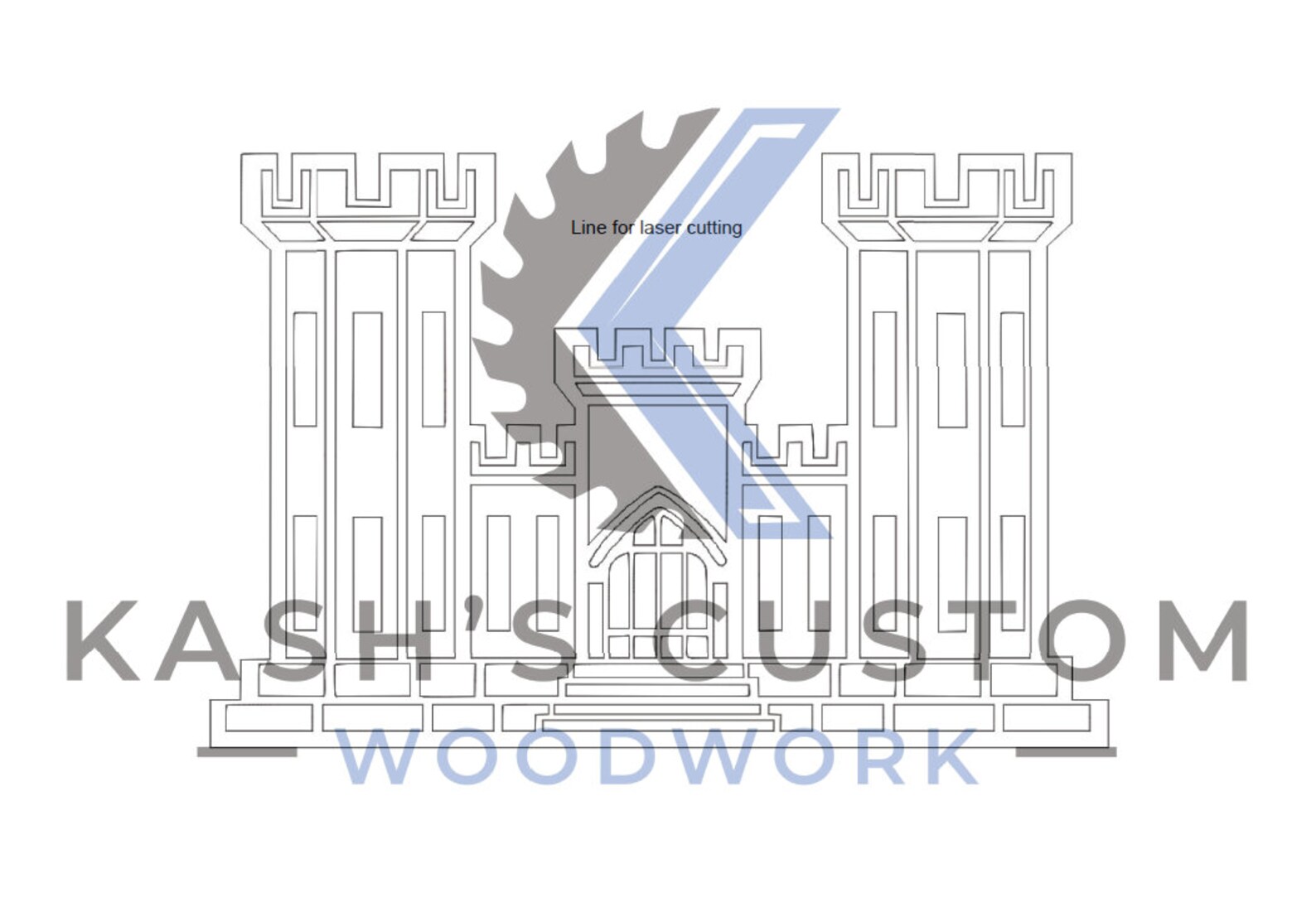 Combat Engineer Castle SVG | CNC Cut File | Laser Cut File | CNC Carve ...