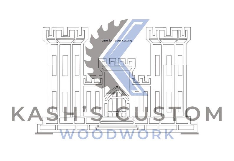 Combat Engineer Castle SVG | CNC Cut File | Laser Cut File | CNC Carve ...