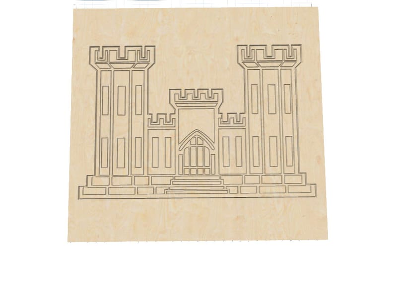 Combat Engineer Castle SVG | CNC Cut File | Laser Cut File | CNC Carve ...