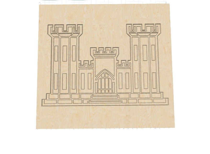 Combat Engineer Castle SVG | CNC Cut File | Laser Cut File | CNC Carve ...