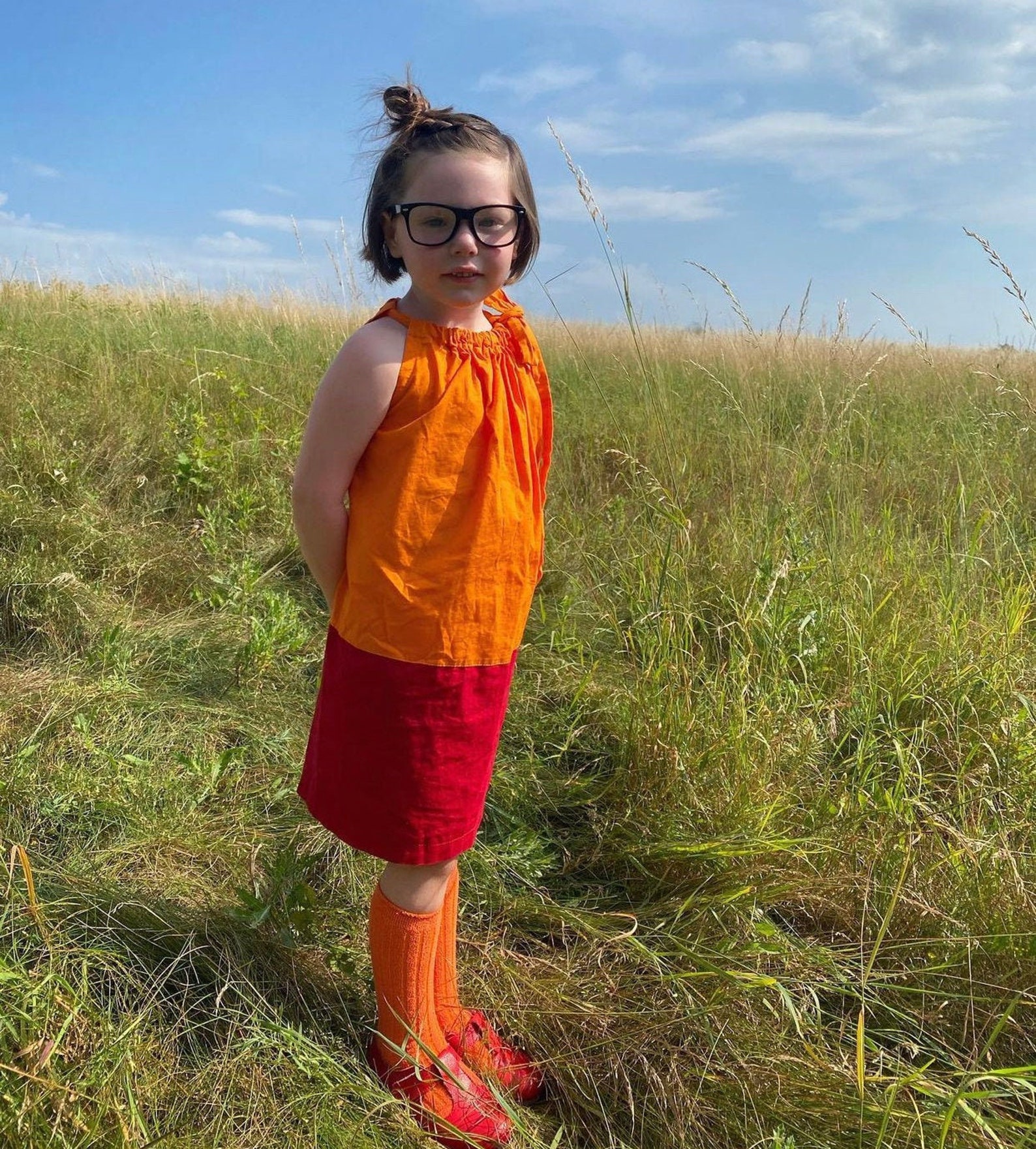 Velma Dress Pillowcase Dress Girls Dresses Velma Costume | Etsy