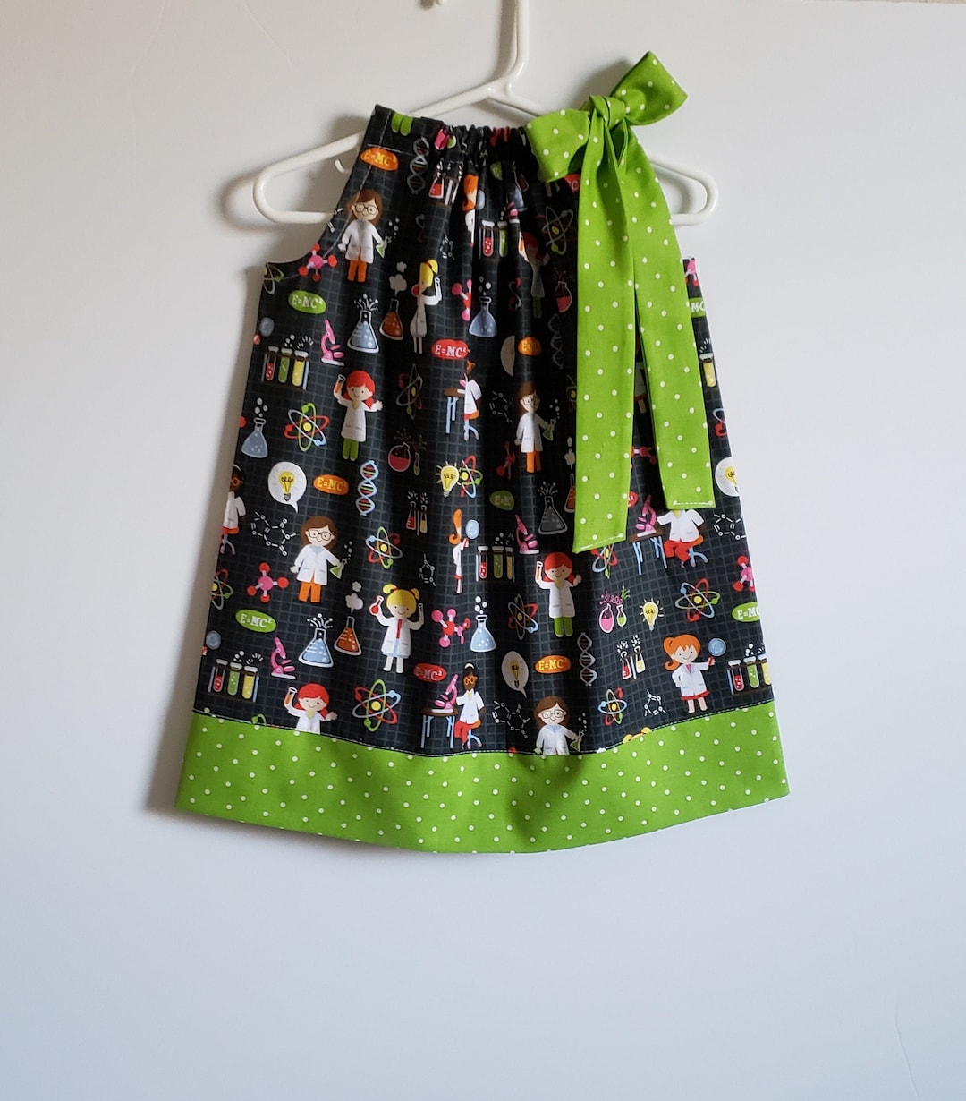 Science Dress | Pillowcase Dress | Girl Scientist Dress | Science ...