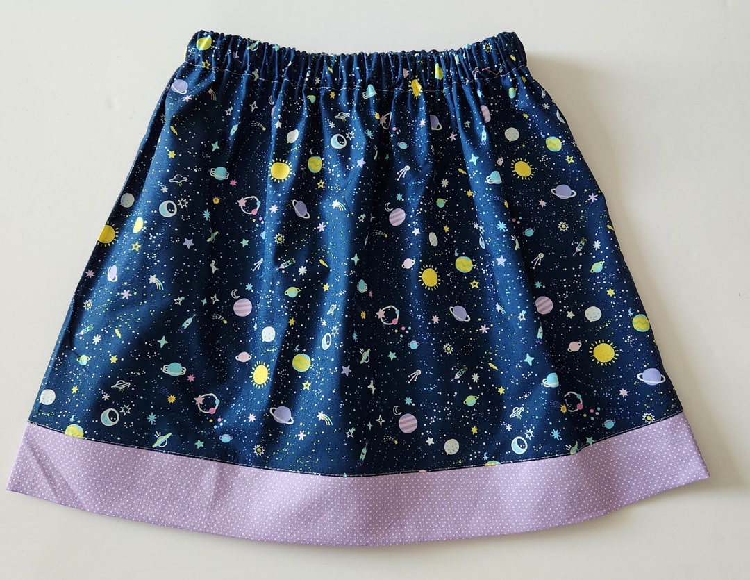 Skirt With Planets | Celestial Skirt | Outer Space Skirt With Stars ...