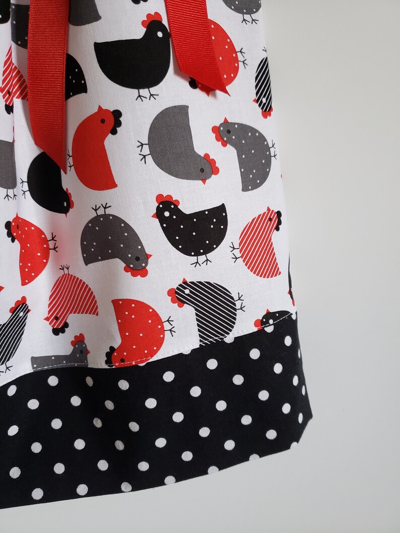 Chicken Dress Pillowcase Dress With Chickens Toddler Girl - Etsy