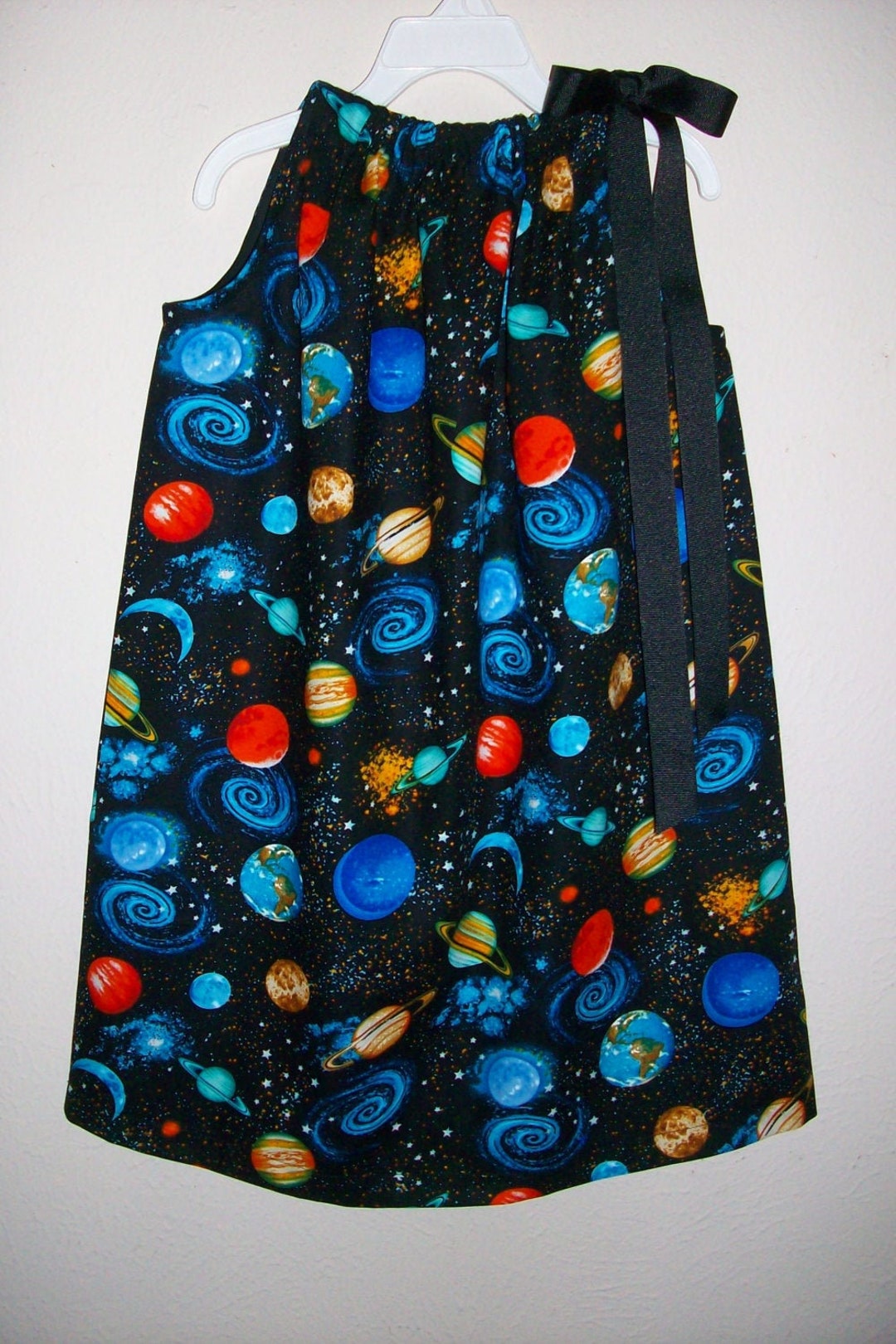 Space Dress | Pillowcase Dress | Solar System | Galaxy Dress | Dress ...