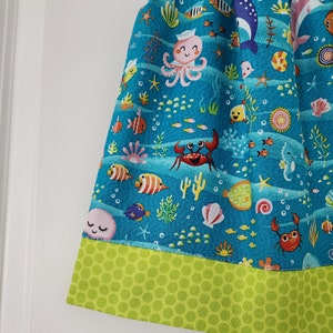 Under the Sea Dress Pillowcase Dress Sea Animals Dress Toddler Dress ...