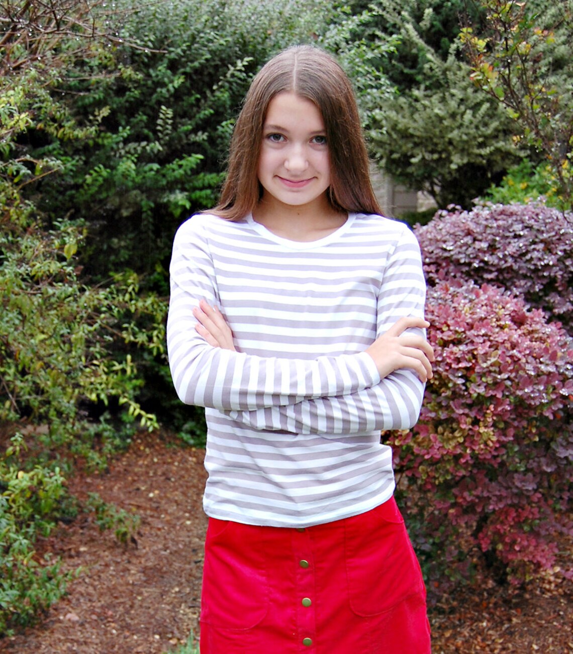 Perfect Tee Tween/teen PDF Downloadable Pattern by MODKID... Sizes 10 ...