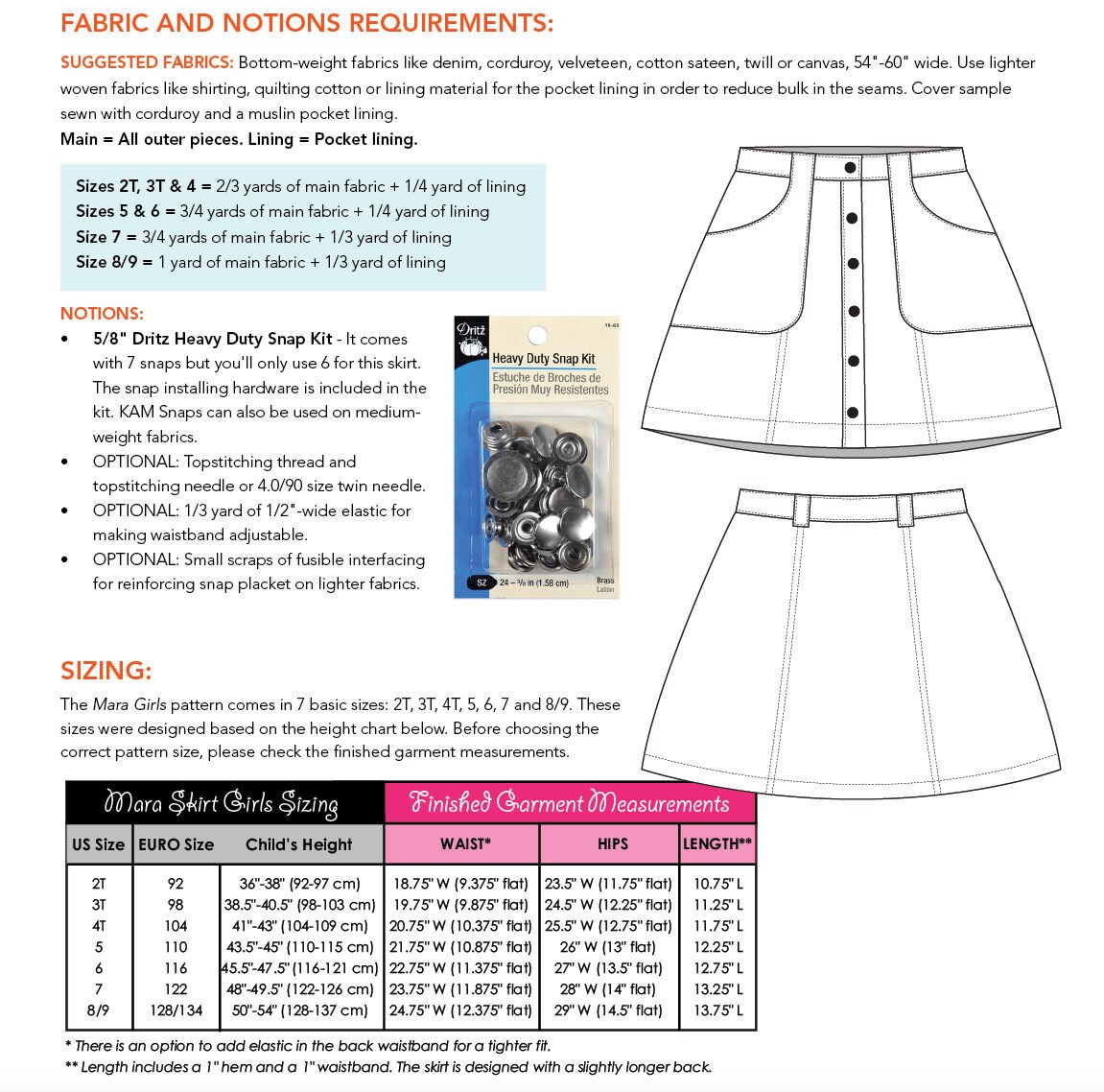 Mara Girls and Tween Teen PDF Pattern Bundle by MODKID | Etsy