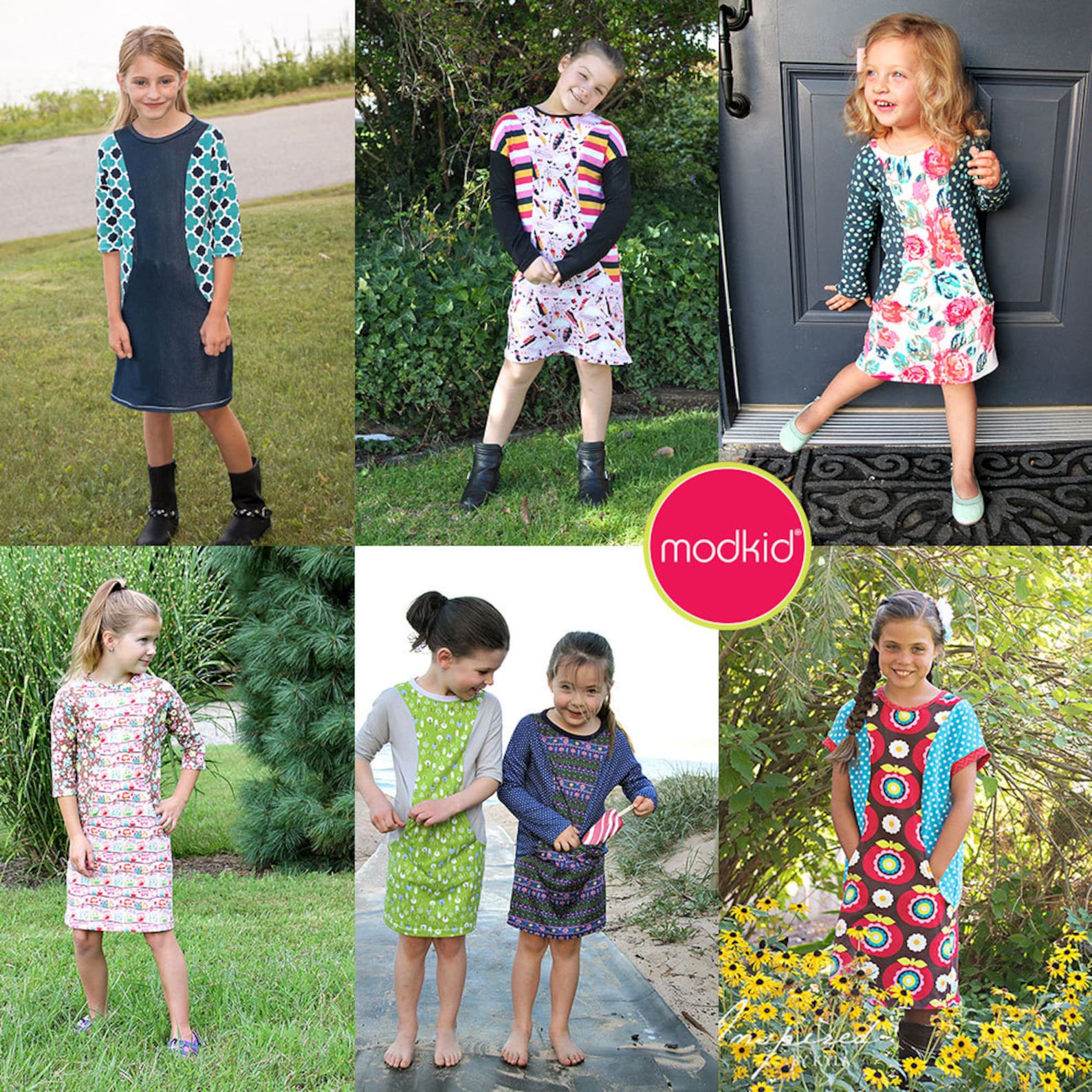 Aubrey Knit Dress PDF Downloadable Pattern by MODKID... Sizes - Etsy