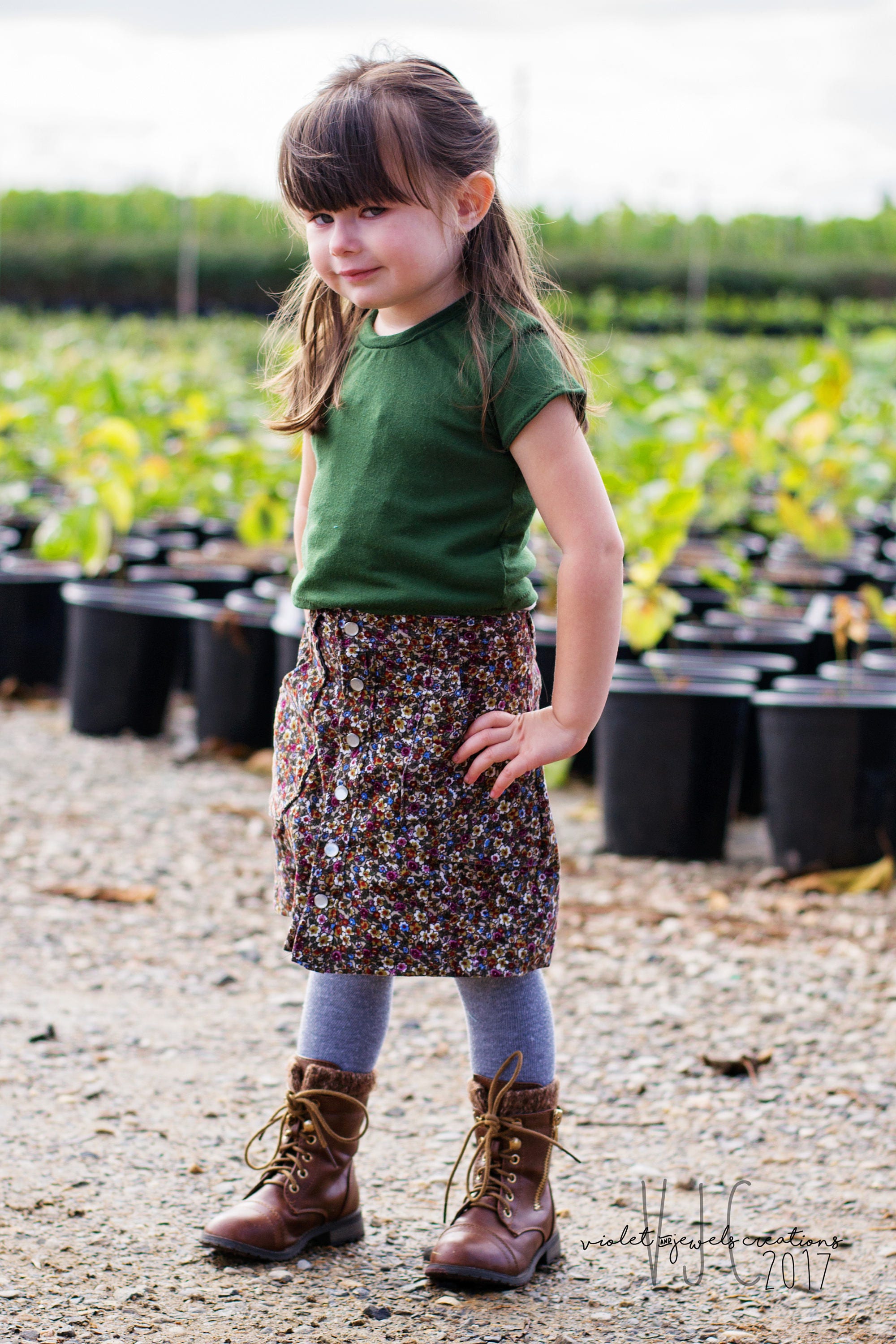 Perfect Tee Girls PDF Downloadable Pattern by MODKID... Sizes 2T to 8/9 ...