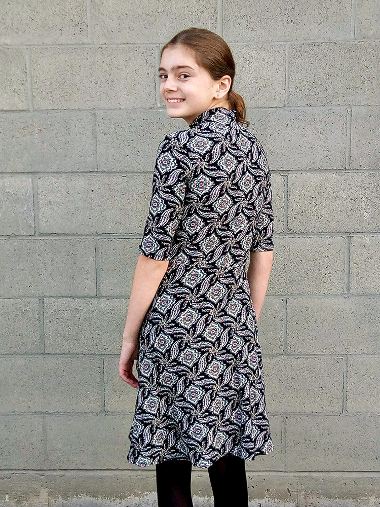 Brooklyn Tween Teen Dress PDF Downloadable Pattern by Modkid... Sizes ...