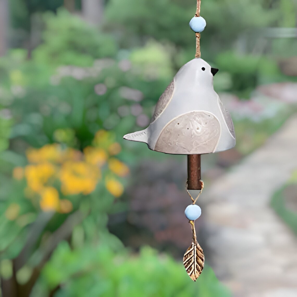 Handmade Bird Wind Chimes, Garden Decoration, Colourful Wind Chimes ...